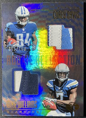 MIKE WILLIAMS COREY DAVIS 2017 Illusions Rookie Reflections Dual Patch /100 | eBay