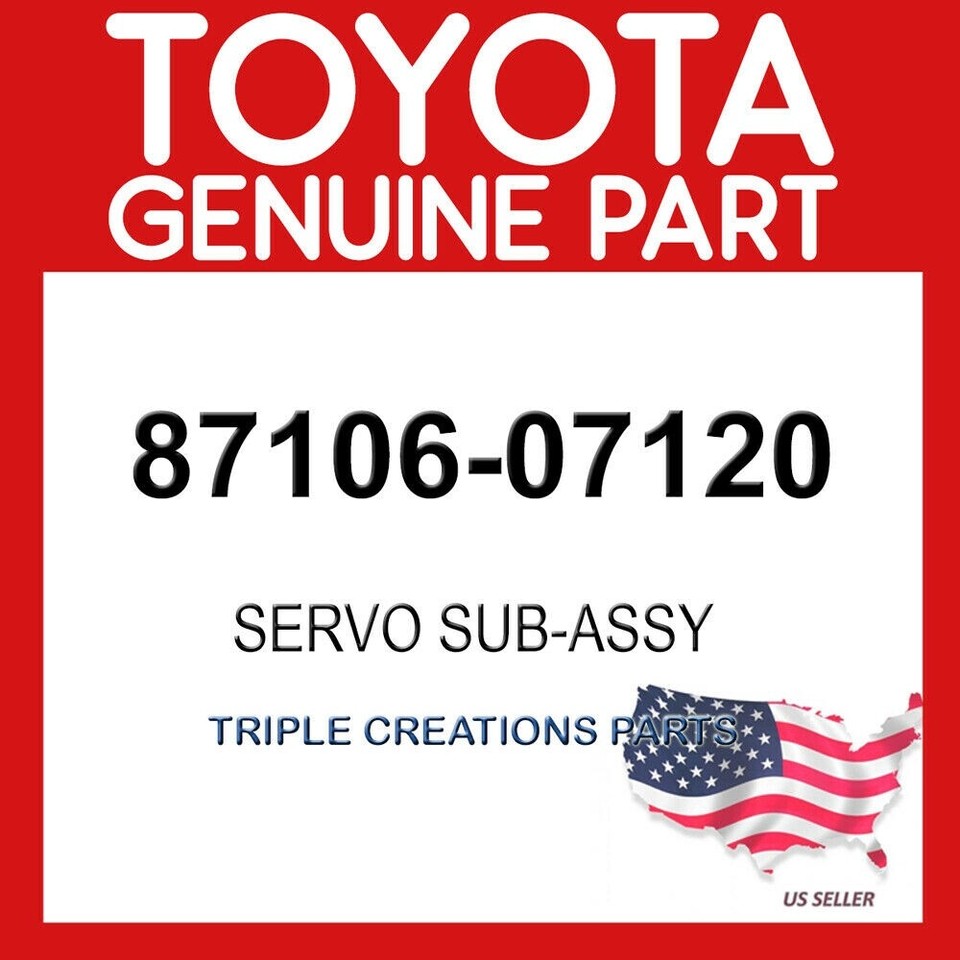 Toyota Genuine 8710607120 Damper Servo Sub-Assy Air Conditioner ...