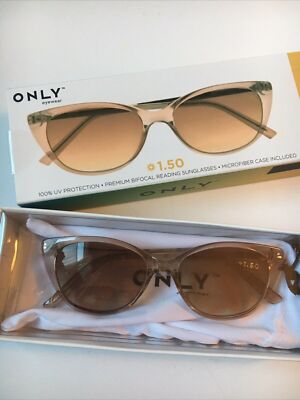 Only Eyewear The DESIGNER Reading Glasses Bifocal Sunglasses GOLDEN ...