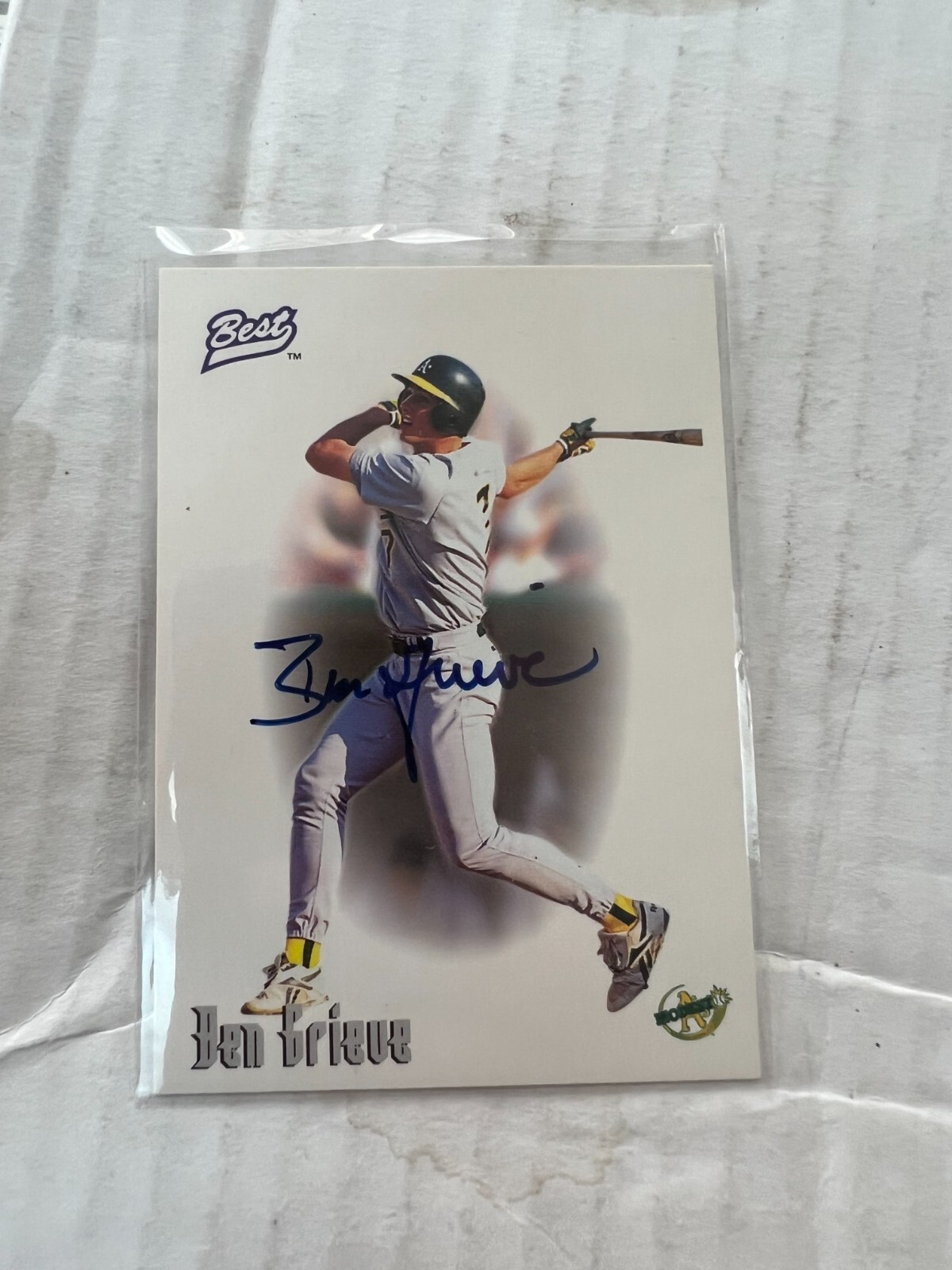 Ben Grieve 1996 Best Baseball Auto # NrMt | eBay