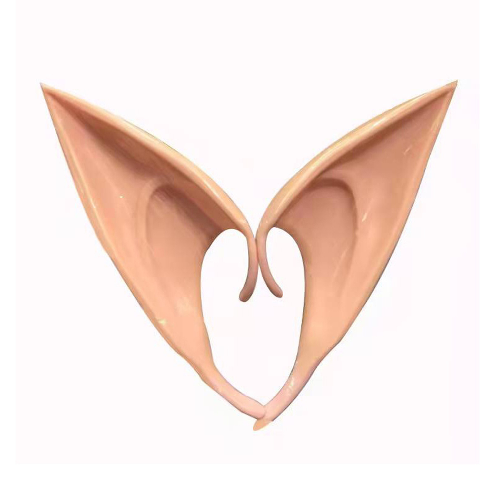 2PCS Rubber Elf Ears Fairy Elven Pixie Hobbit Demon Halloween Costume ...