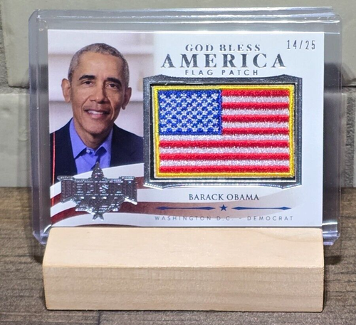 Decision 2024 God Bless America Flag Patch GBA30 Barack Obama Silver ...