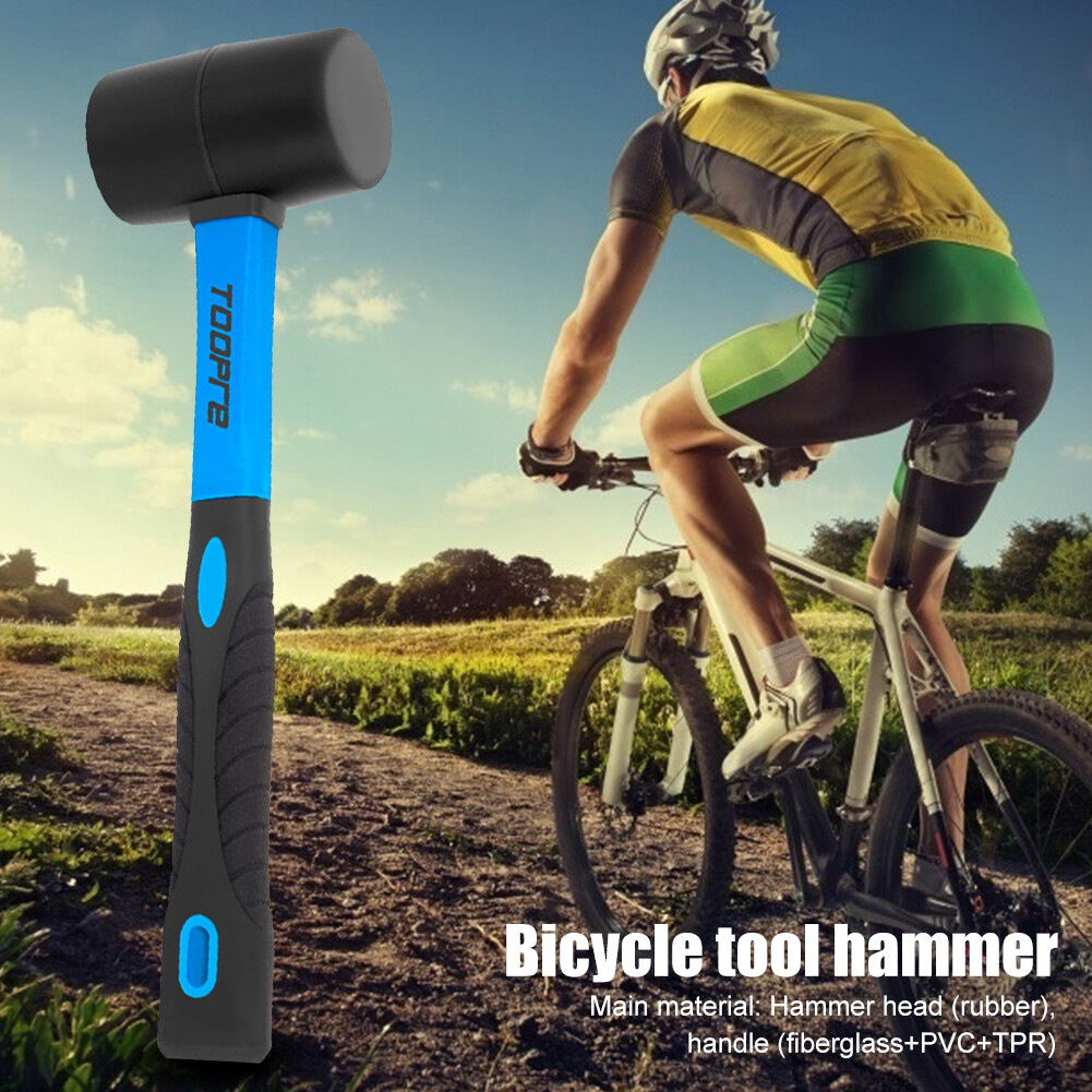 Rubber Hammer Practical Multifunction Rubber Hammer Non-Slip Handle MTB ...