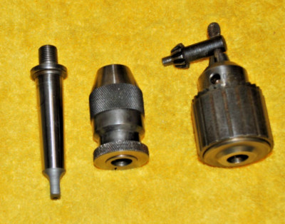 Albrecht Keyless Chuck 0-1/4, Jacobs Keyed Chuck 5/64-1/2 & MT2 Arbor 1 ...