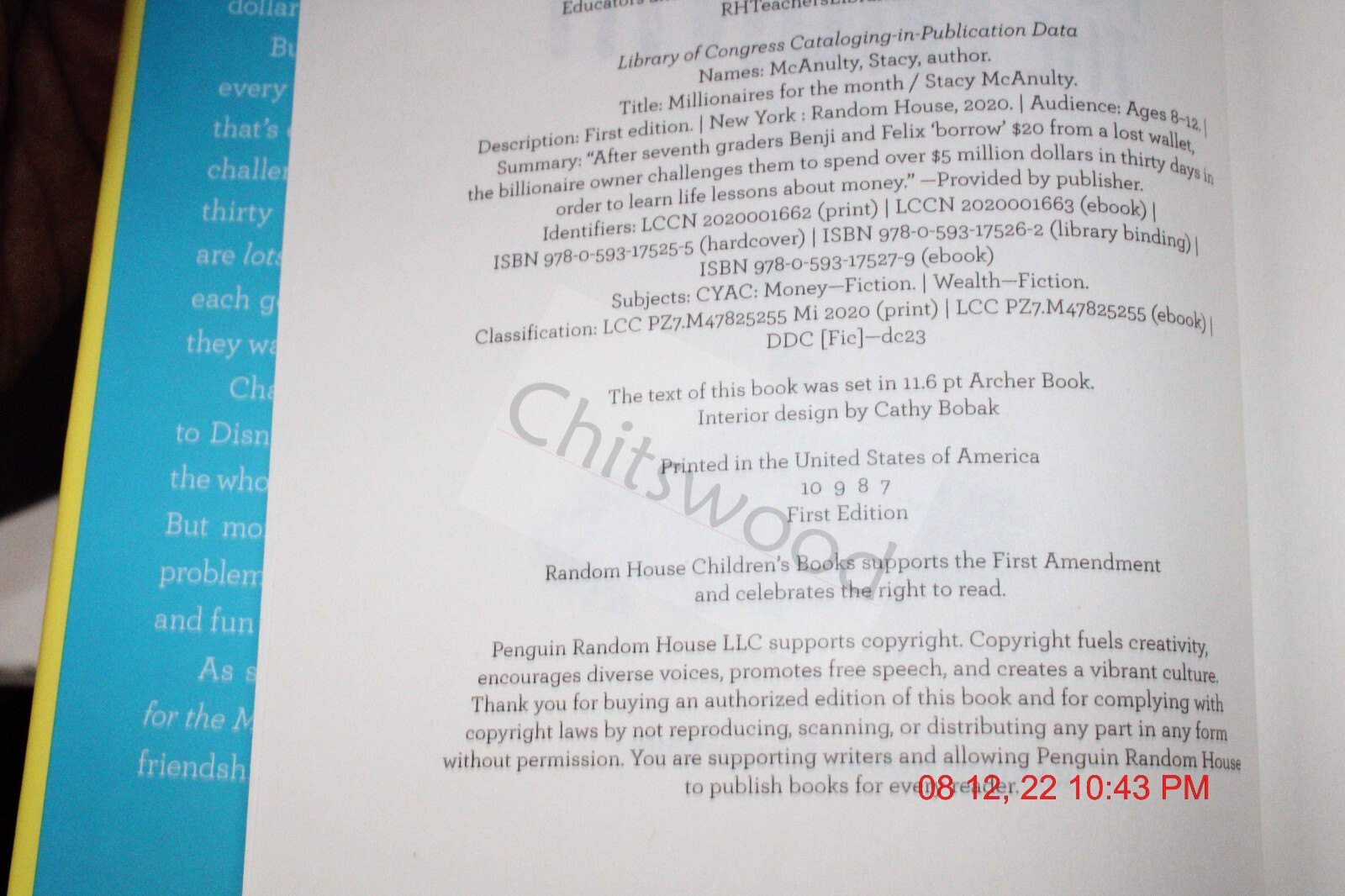 Millionaires for the Month Hardcover 9780593175255| eBay