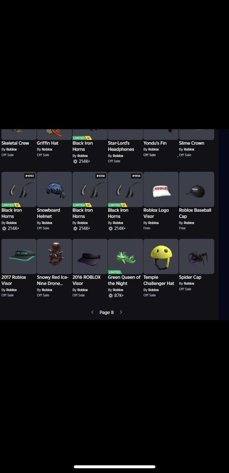 Og Roblox Account Limiteds 27k+Robux Progression Made Through Games ...