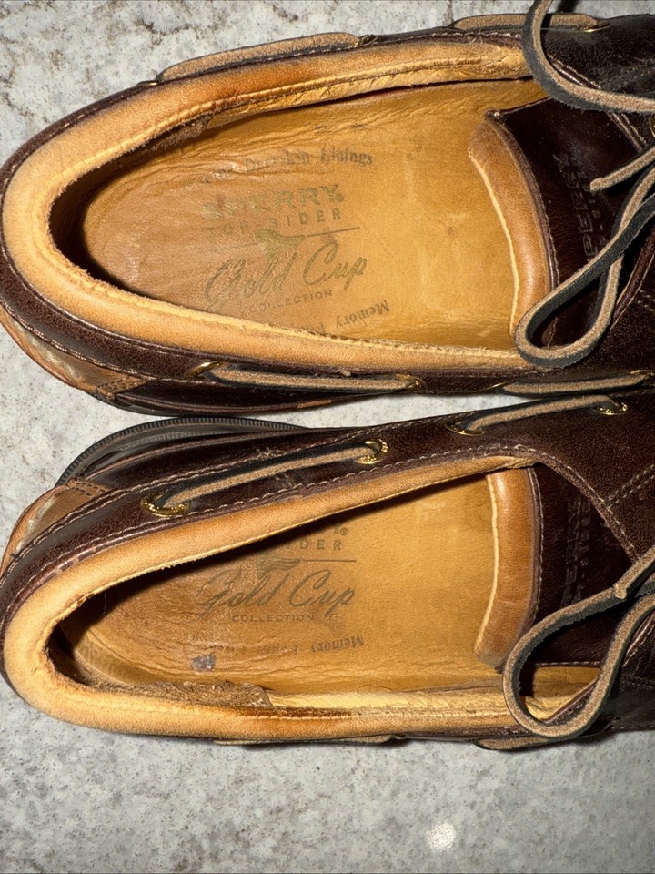 Men's SPERRY Top Sider Gold Cup Collection 0219444 Boat Shoes Sz 11.5 M ...