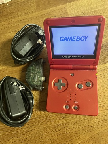 Nintendo Gameboy Red AGS 001 Bundle | eBay