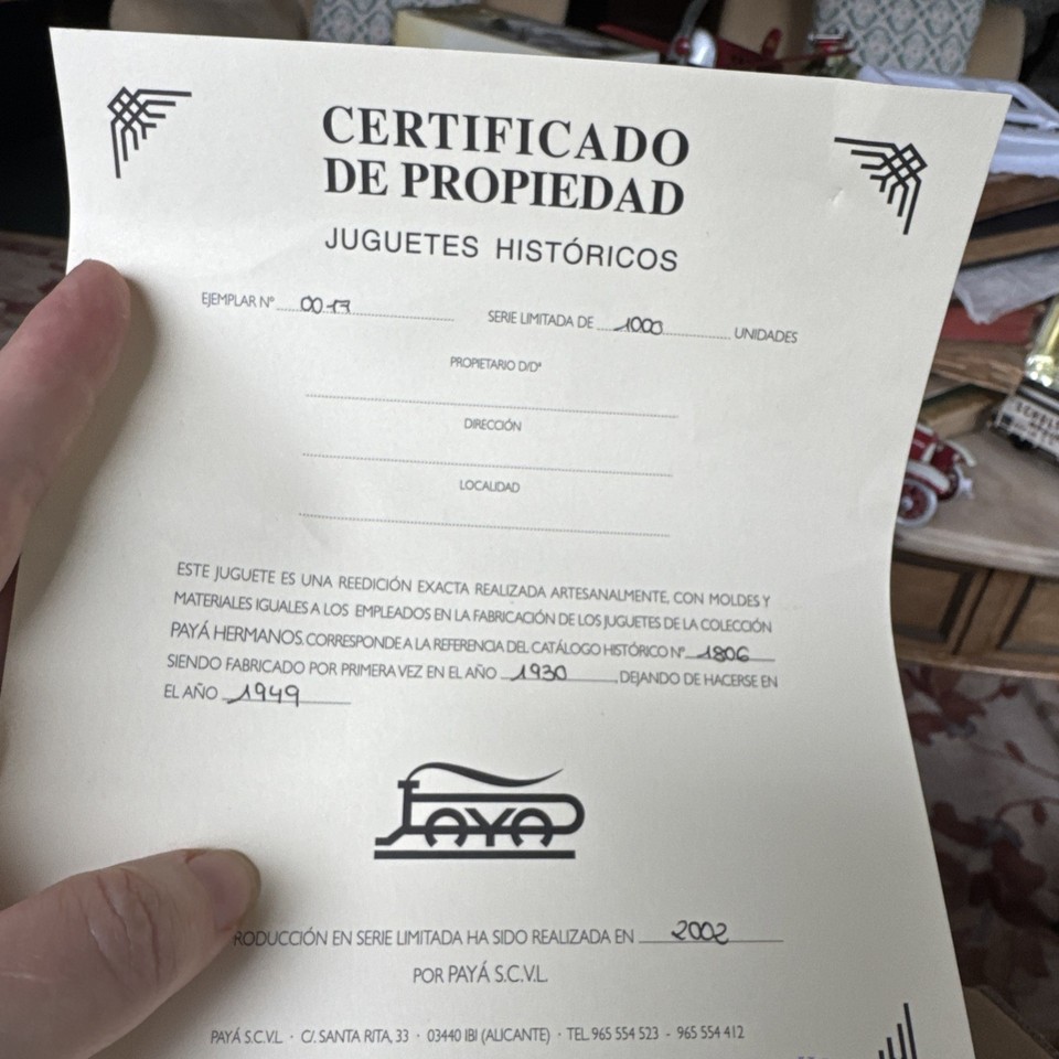 Rare Collectible Tin Toy Bus by Payá - Reference 1806 | eBay