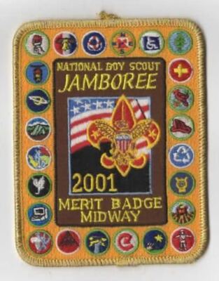 2001 National Boy Scout Jamboree Patch Merit Badge Midway GMY Bdr. [KY ...