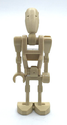 Lego sw0001c BATTLE DROID - TAN Star Wars Episode 1 Minifigure FAST ...