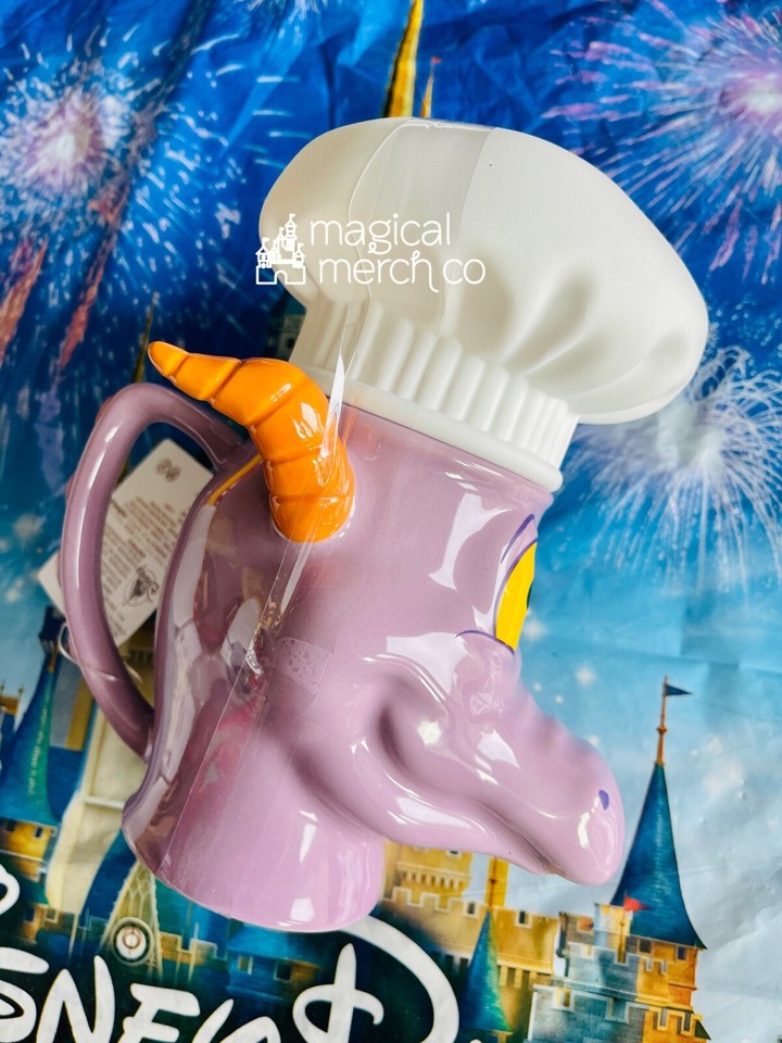 2022 Disney Parks Epcot Food & Wine Figment Mug With Silicone Chef Hat ...