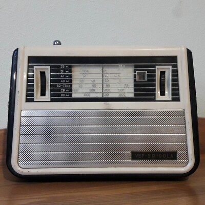 VEF-SPIDOLA Vintage 1965 Soviet Latvian Russian Radio Receiver USSR ВЭФ ...