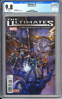 Ultimates 1 CGC 9.8 2016 4062580020 1st Ayo and Aneka Wakanda MCU Key ...