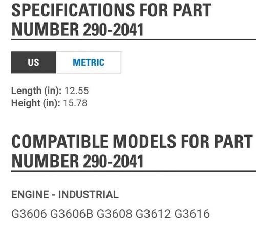 CAT 290-2041-02 Piston For G3606 Motor Caterpillar 2902041 | eBay