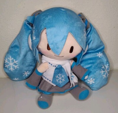 Hatsune Miku Snow Miku Plush Blue Snowflake SEGA Vocaloid | eBay