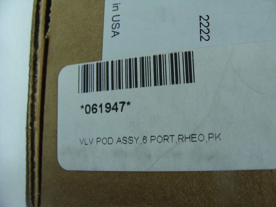 Thermo Scientific Valve POD ASSY,6 PORT,RHEO,PK P/N 061947 | eBay