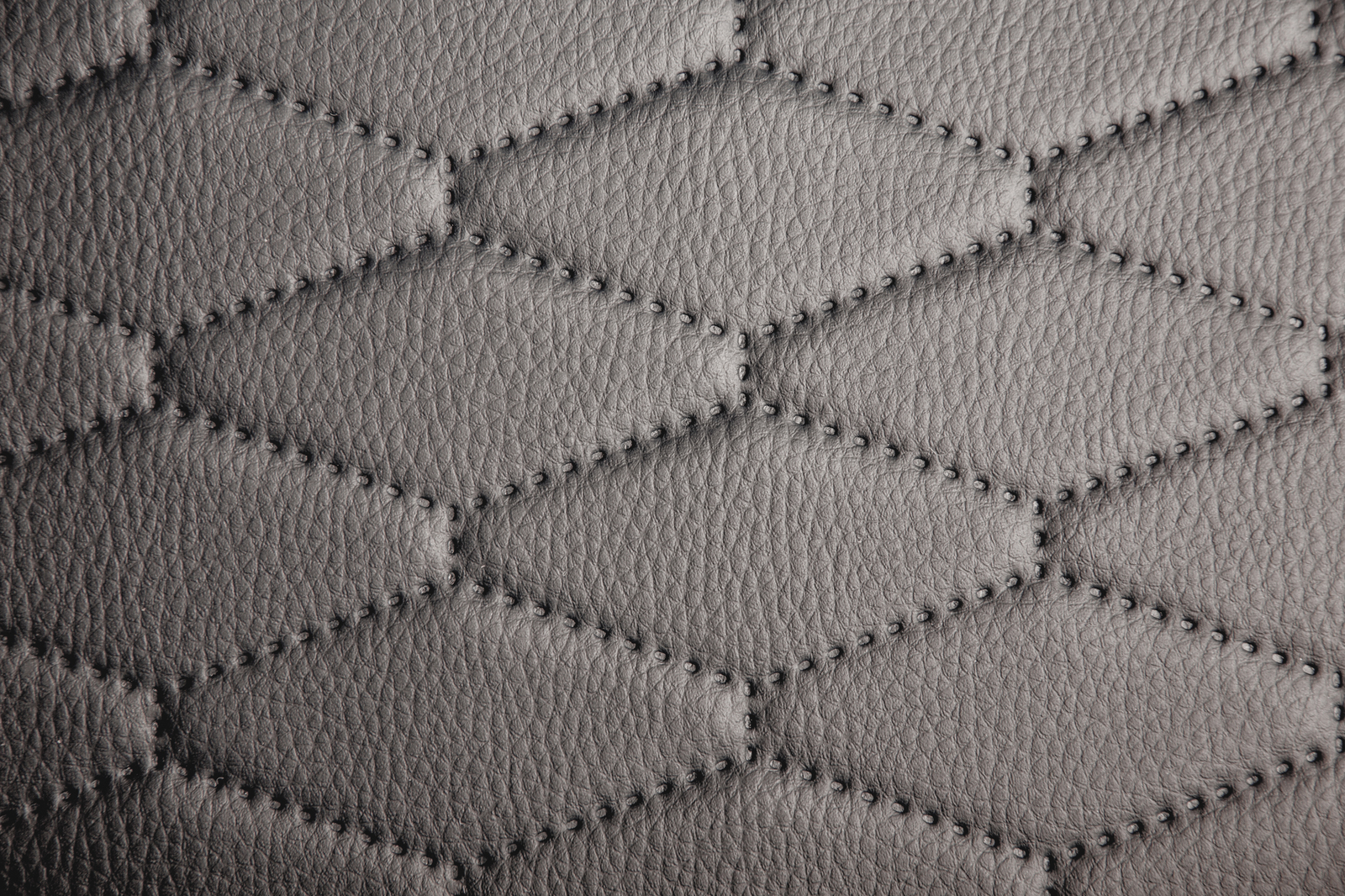 Kunstleder gesteppt Raute kaschiert Meterware Leder Polsterstoff Stoff ...