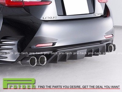 JPM F-Sport Carbon Rear Bumper Diffuser Lip For 2015-2016 LEXUS RC200t ...