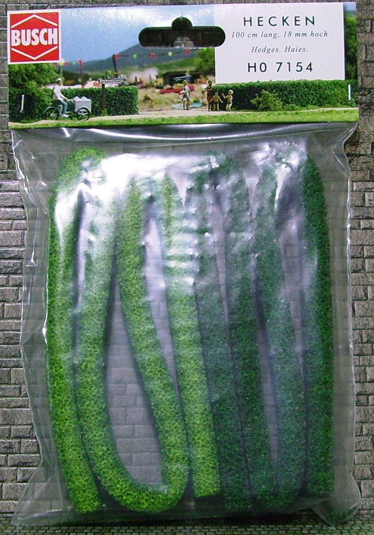 BUSCH HO scale ~ 'HIGH GARDEN HEDGES' ~ #7154 suit 1/87 model train | eBay