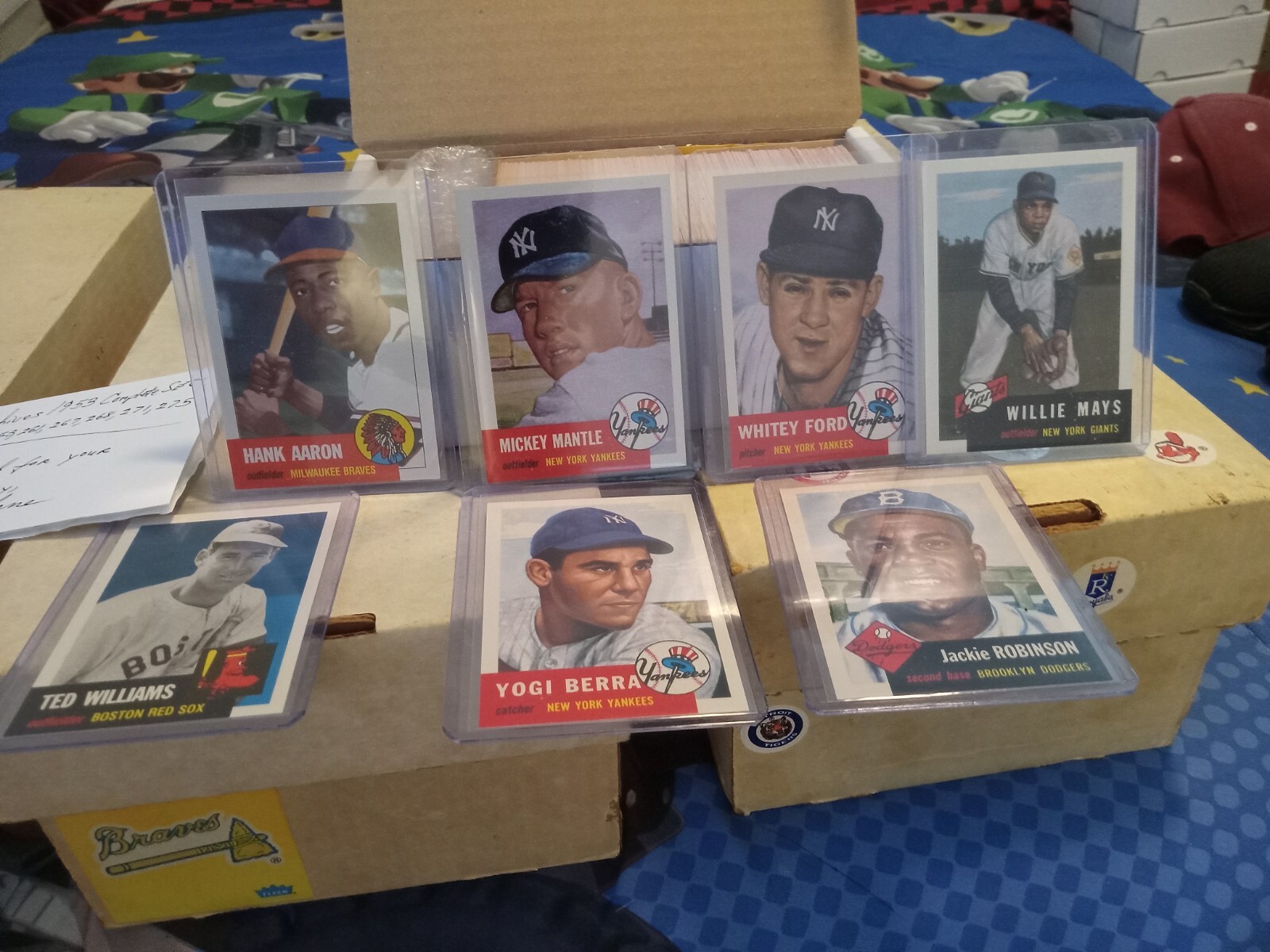 1991 TOPPS 1953 ARCHIVES BASEBALL CARD SET-MICKEY MANTLE - AARON- FORD ...