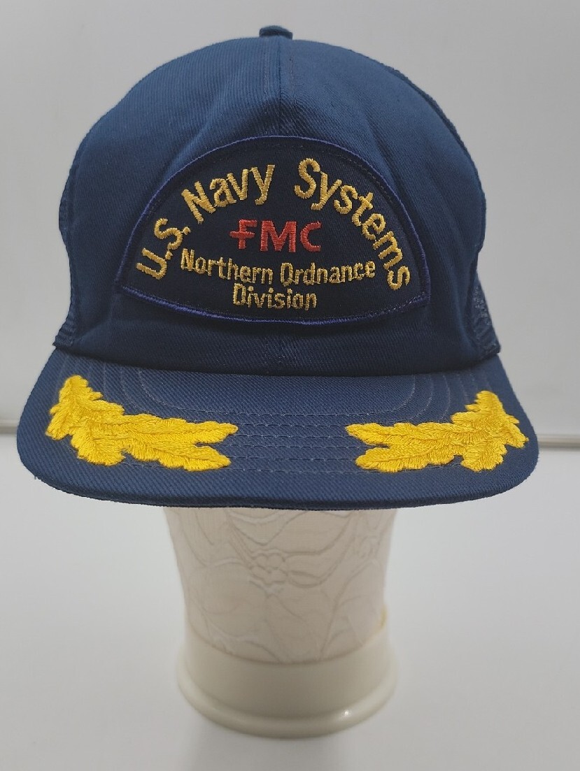 Vintage US Navy Systems FMC Northern Ordinance Division Blue Snapback ...