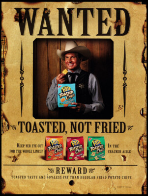 George Hamilton 1-pg clipping 2007 ad for Ritz Toasted Chips - wanted ...