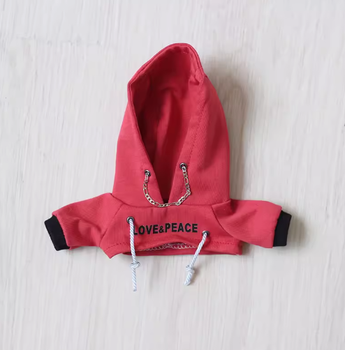 Fit 20cm 30cm Plush Doll Short Hoodie Pants Clothes For Baby Mini Dolls ...