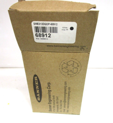 NEW BANNER ENGINEERING 68912 PHOTOELECTRIC SWITCH SME312DQDP-68912 | eBay