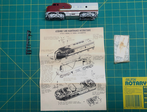 PACEMAKER LINE "HOBO LOCOMOTIVE" HO SCALE NO 191 SANTA FE "A" UNIT | eBay