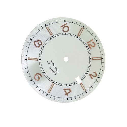 Replacement 36.5mm Watch Dial w/ Green Luminous For NH35 Movement Watch ...