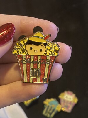 Disney HKDL Tsum Tsum Popcorn Hidden Mickey Pinocchio Pin - Authentic ...