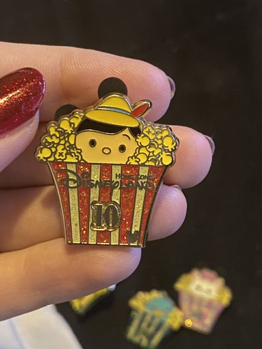 Disney HKDL Tsum Tsum Popcorn Hidden Mickey Pinocchio Pin - Authentic ...