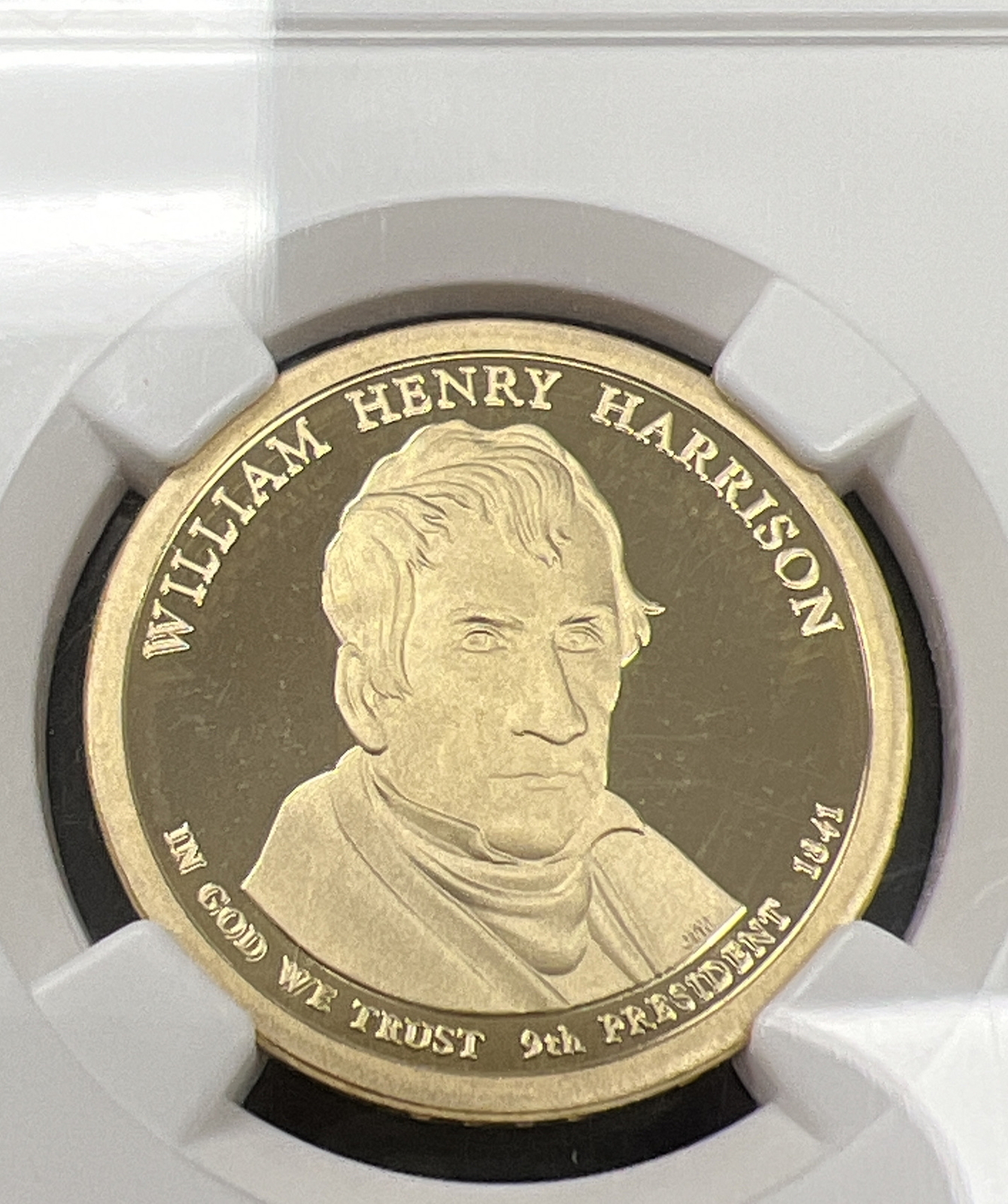 2009-S Proof William H Harrison Ninth Presidential Dollar NGC PF69 ...