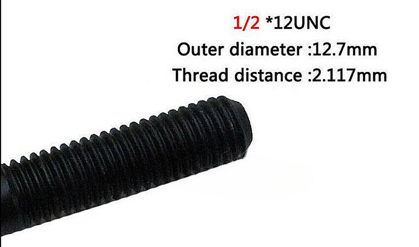 Milling Machine Parts NT30 Draw Bar Overall Drawbar 1/2 M12 For Mill | eBay