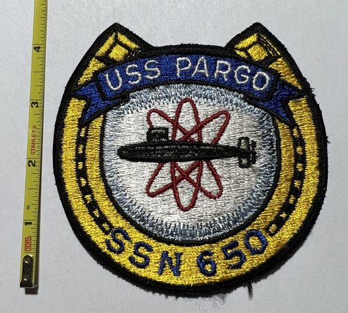 Extremely Rare USS Pargo (SSN-650) Nuclear Submarine Ship Patch. RARE ...