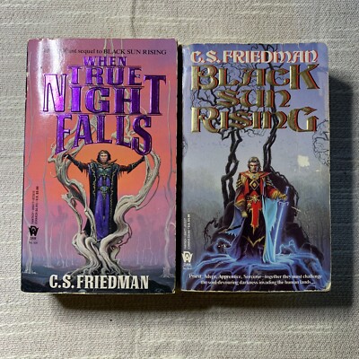 LOT OF 2 C.S. Friedman Coldfire Trilogy Book 1 & 2 DAW Fantasy Series ...