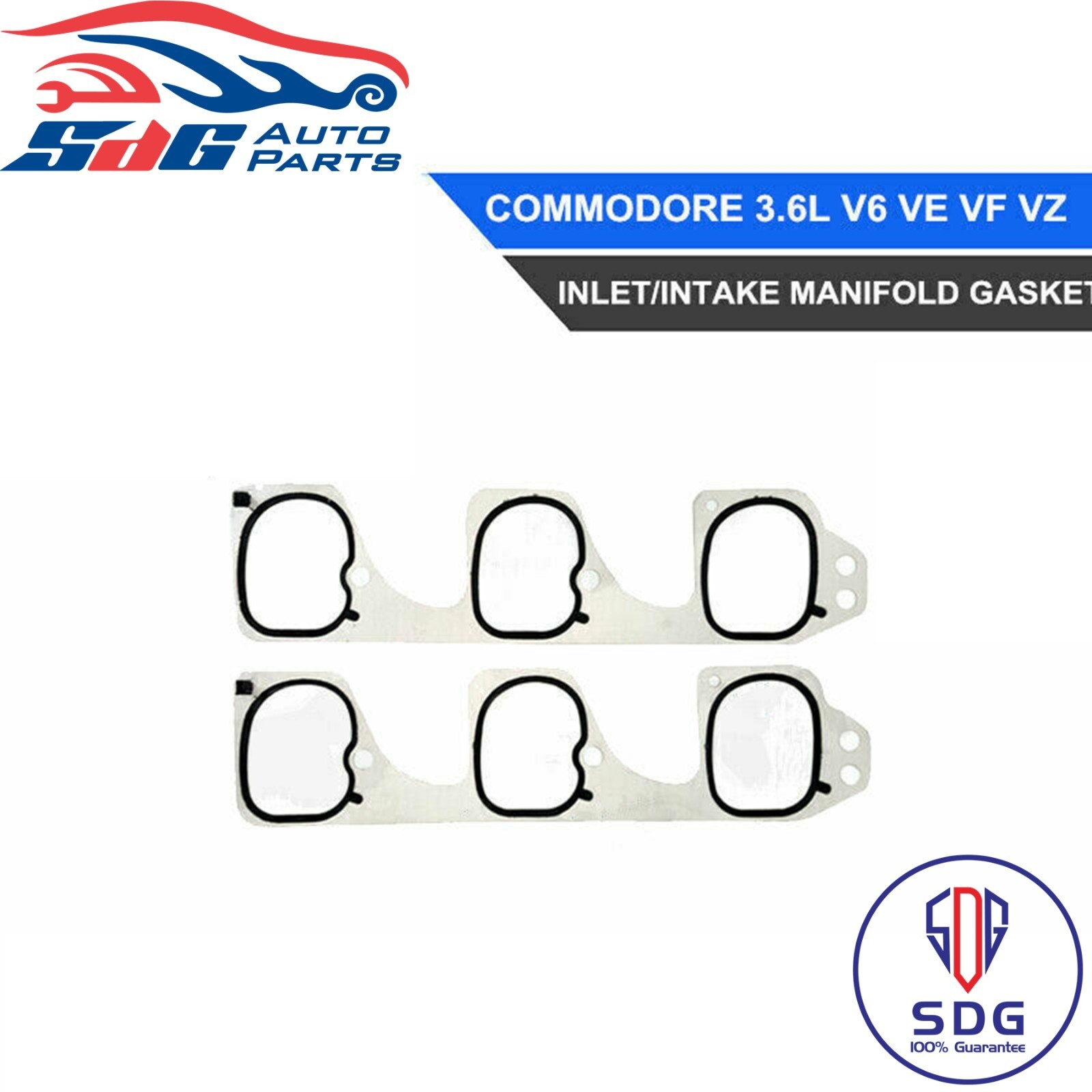 INLET/INTAKE MANIFOLD GASKET FOR HOLDEN COMMODORE VZ VE VF V6 3.6 ...