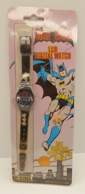 Vintage Batman Kid's LCD Watch New in Package c.1989 Quintel Inc | eBay