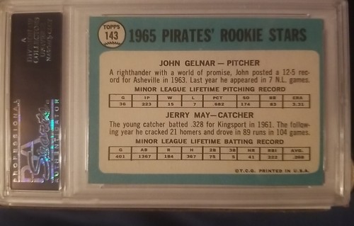 1965 Topps - 1965 Rookie Stars Jerry May, John Gelnar #143 (RC) for ...