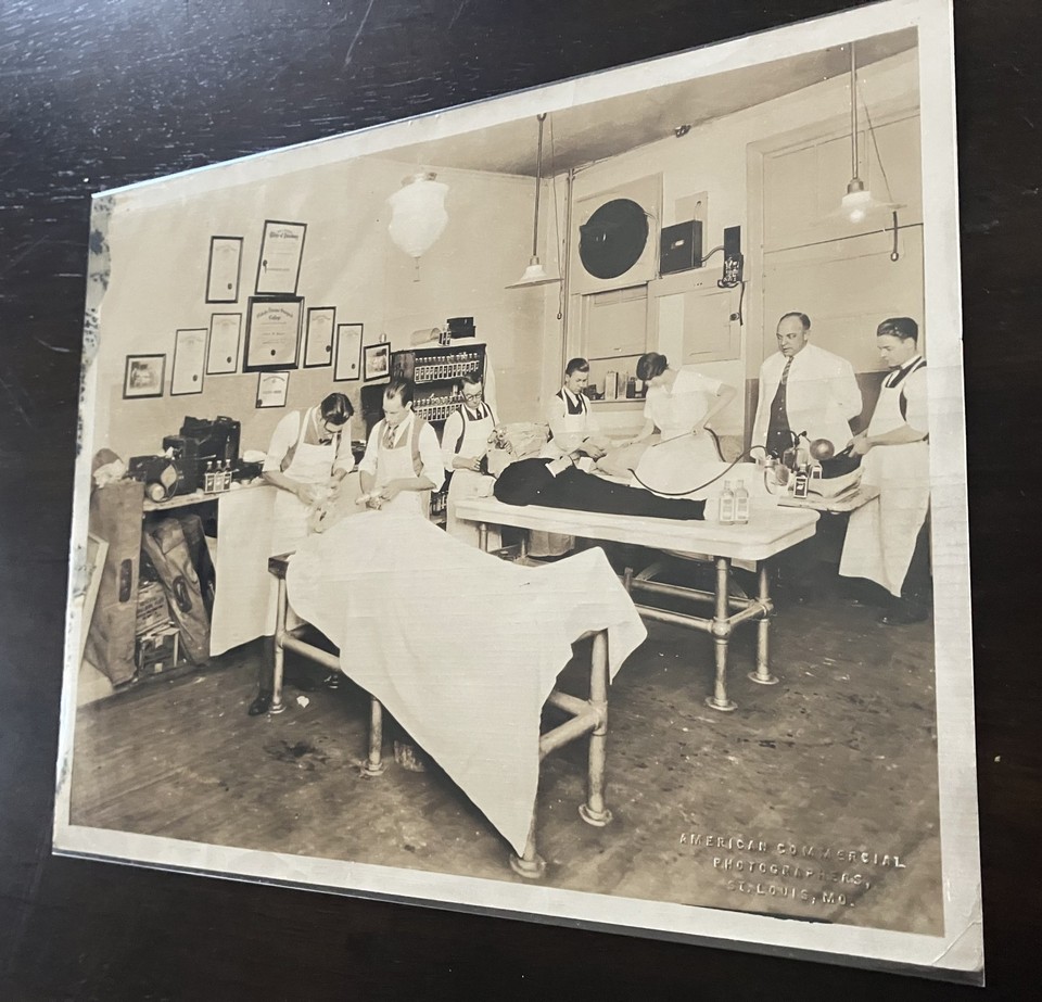 Antique Embalming Room Embalmer's Mortuary Photo St Louis | eBay