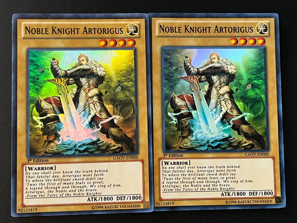 YUGIOH COMPLETE NOBLE KNIGHT DECK- ARTORIGUS- SACRED- QUEEN- MERLIN ...