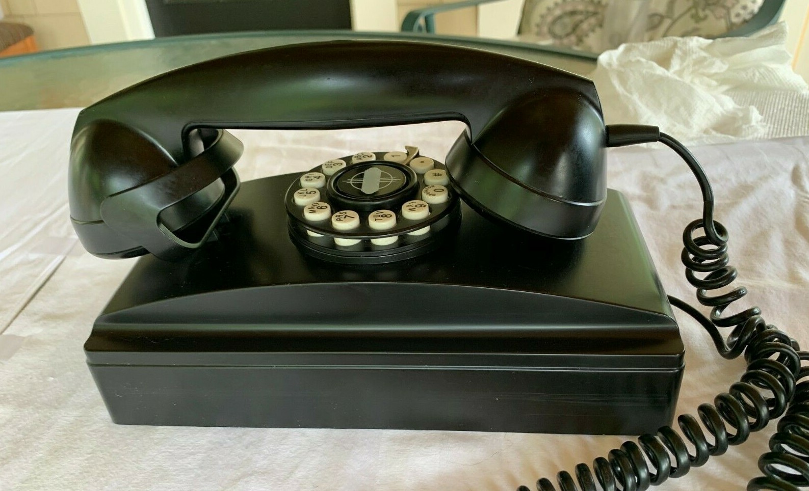 Crosley Cr55 corded Wall Phone very good condition black 710244275514| eBay