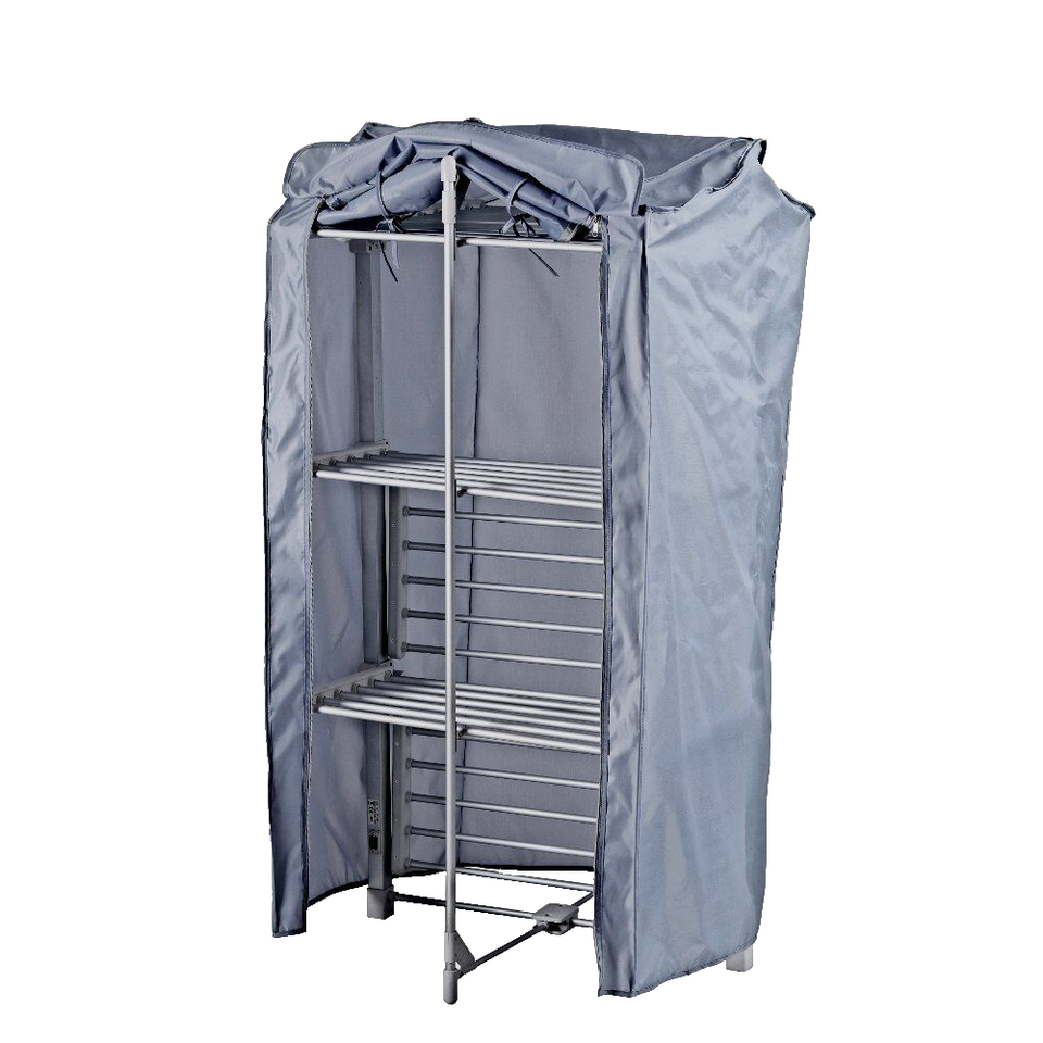 Heated Clothes Dryer XL Airer & Cover Economic drying Stores Flat 36 ...