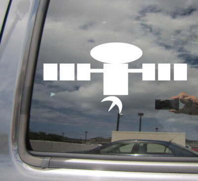 Space Satellite - Astronomer Nasa Car Auto Window Vinyl Decal Sticker ...