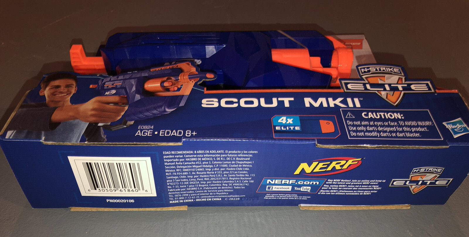 Brand New NERF SCOUT MKII N-STRIKE ELITE NERF TOY GUN F2 (MK2) w/ 4 Nerf Darts | eBay