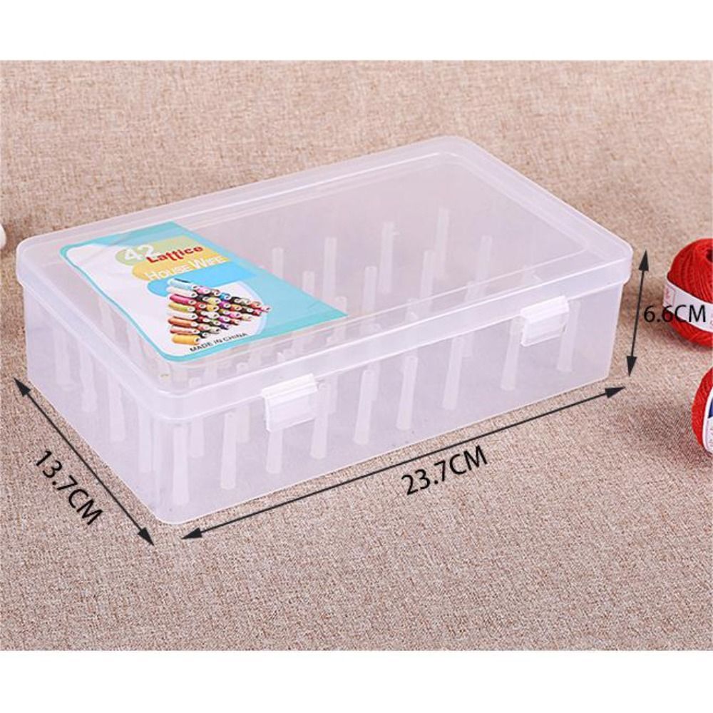 Spool Organizer Bobbins Storage Case Sewing Threads Box Sewing ...