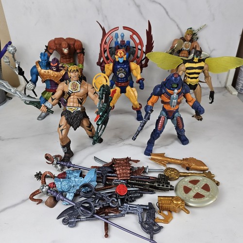 MOTU Masters Of The Universe 200x FIGURE LOT And Accessories Stratos He ...