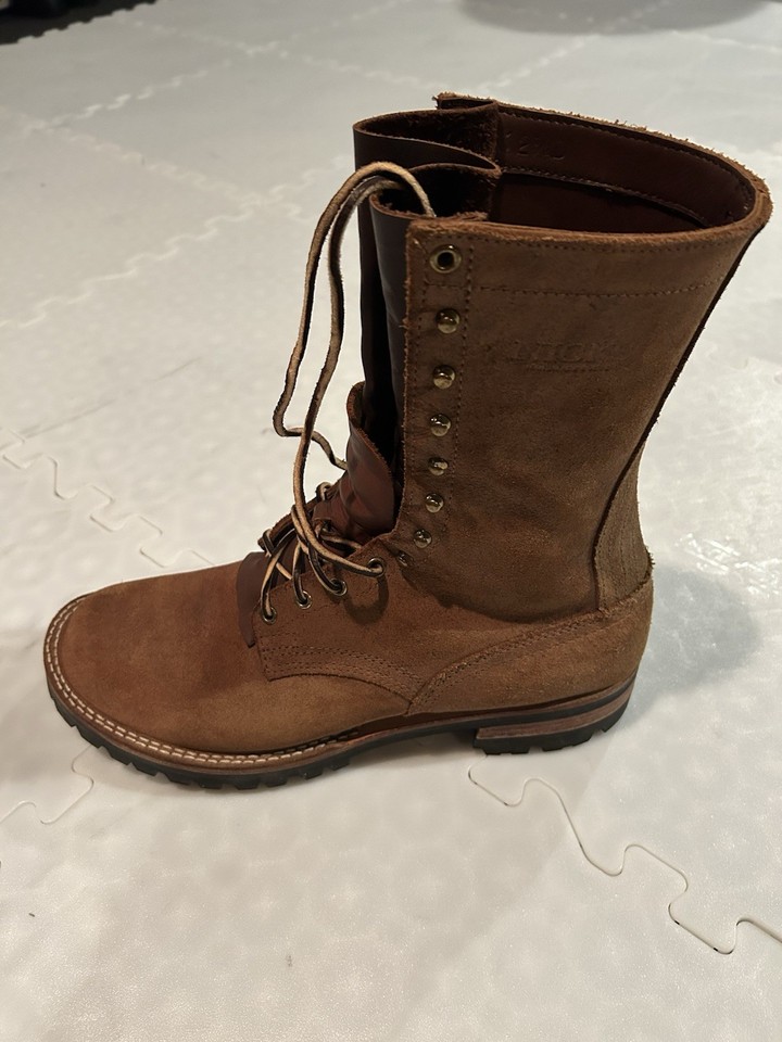 Nicks Builder Pro 10” 1964 Brown Rough out 12.5D Thurman NW Last | eBay