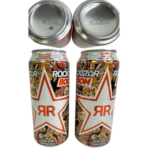 Rockstar Energy Boom Whipped Orange Full 16oz Cans NEW *READ | eBay